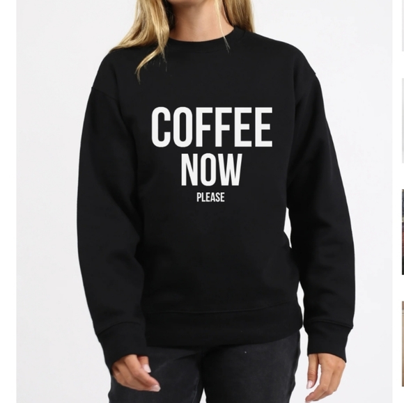 Brunette The Label | Sweaters | Brunette The Label Coffee Now Please ...
